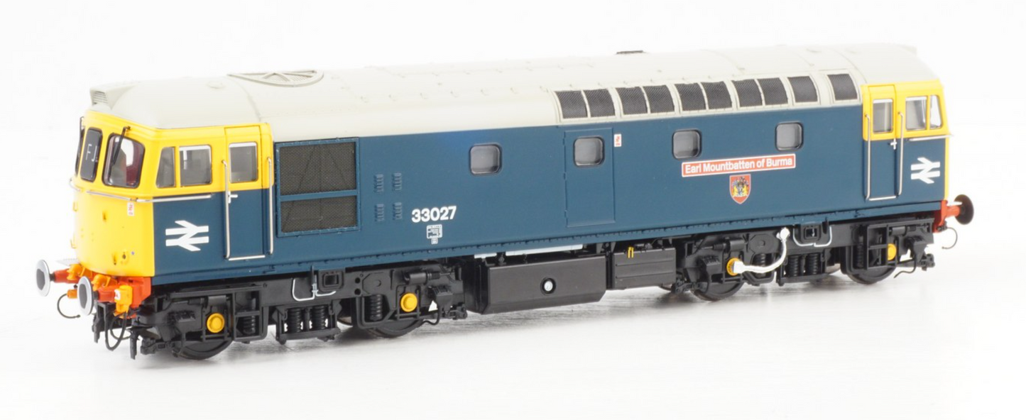 Heljan 34223 Class 33/0 BR Blue No.33027 'Earl – Rails