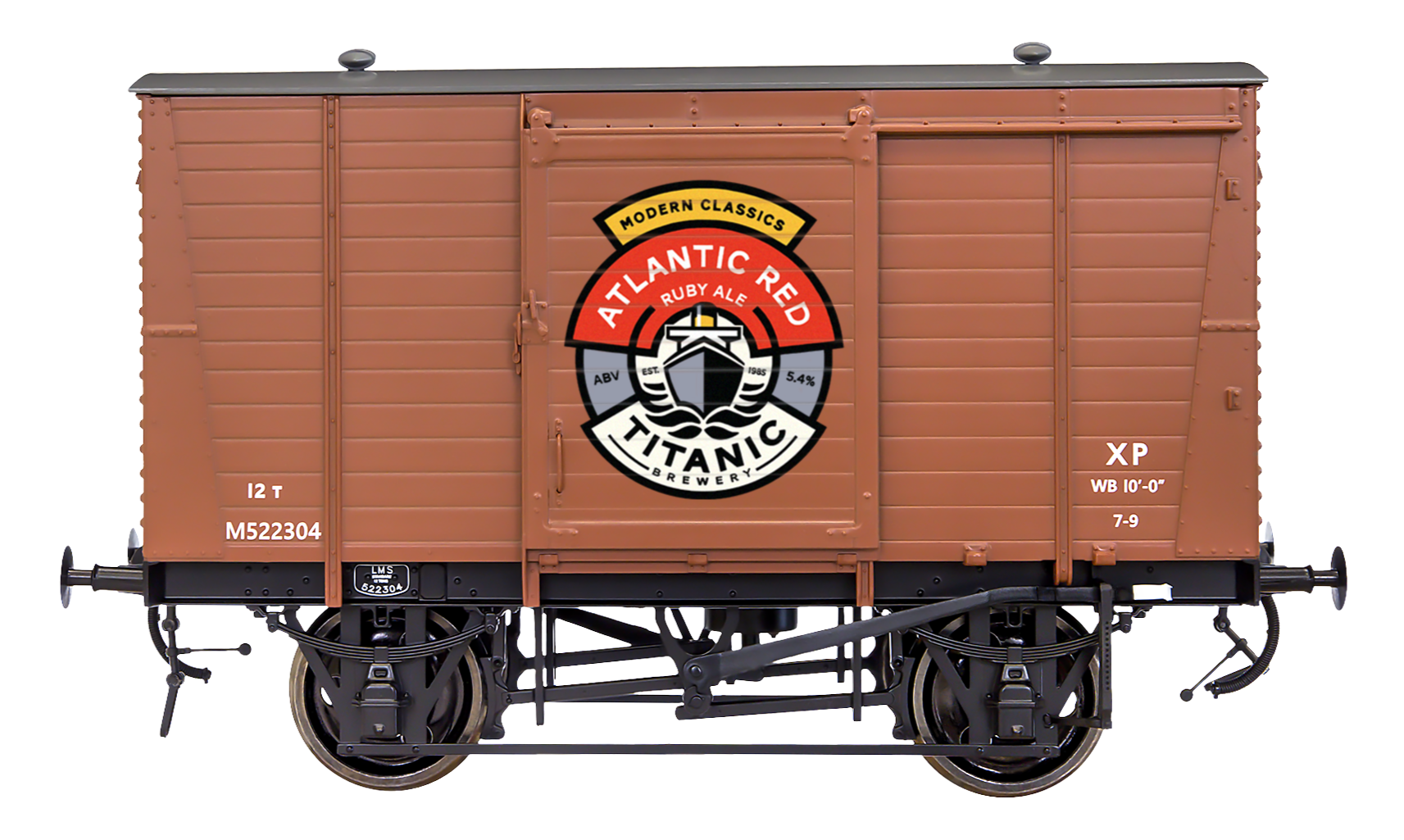 Dapol 7F-065-005W LMS 12T Van Titanic Brewery Atlantic Red – Rails