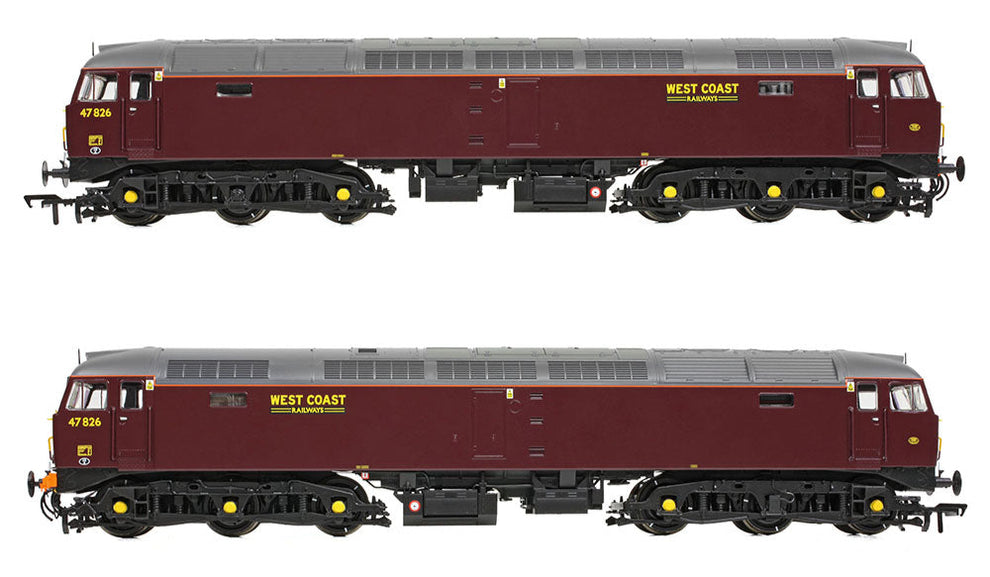 Bachmann 35-431 Class 47/4 47826 WCRC Maroon Diesel – Rails