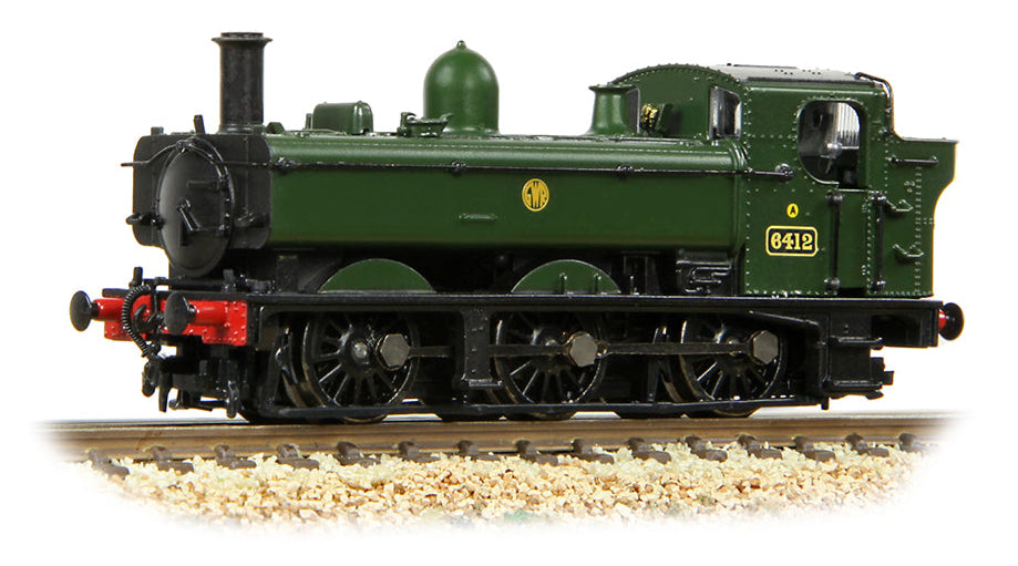 Graham Farish 371-990 GWR 64XX Pannier Tank 6412 GWR Green – Rails