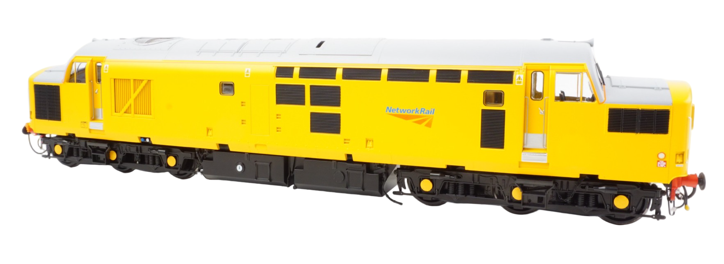 Heljan 3738 Class 37/0 Network Rail Yellow Unnumbered (Centre – Rails