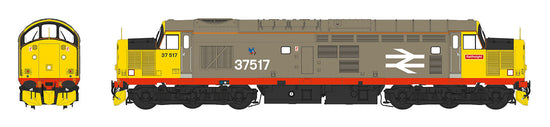 Heljan 3761 Class 37/5 BR Railfreight Red Stripe Grey 37517 – Rails