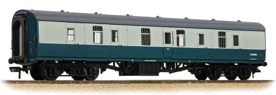 Bachmann BR Mk1 NDV (Ex-BG) Brake Gangwayed BR Blue & Grey M80693 ...