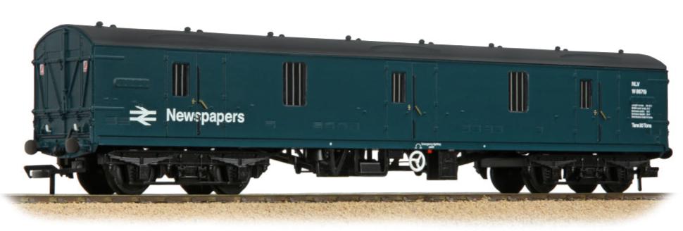 Bachmann BR Mk1 NLV (Ex-GUV) General Utility Van BR Blue (Newspapers ...