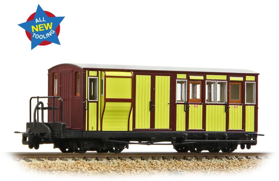 Bachmann Ffestiniog Railway Brake Third No. 2 FR Yellow & Crimson ...