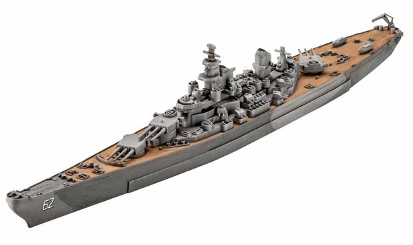 Revell 05183 Battleship USS New Jersey Model Kit – Rails