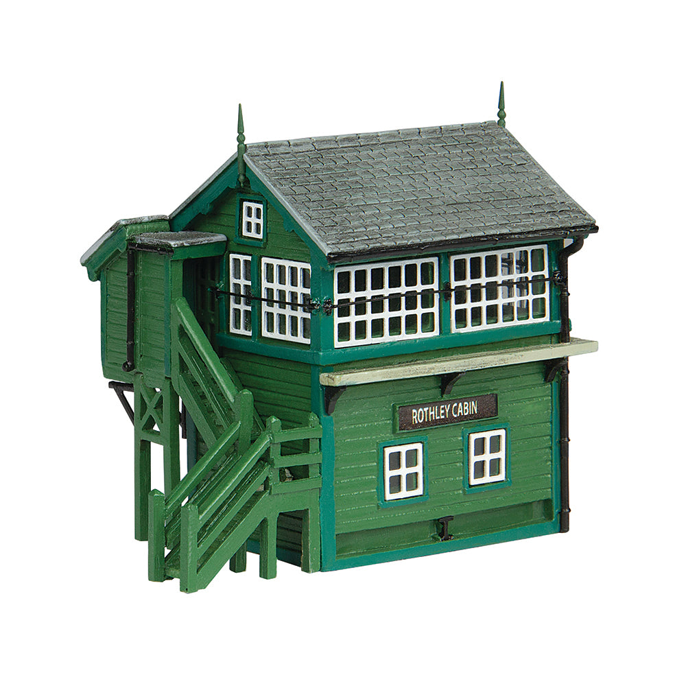 Scenecraft 42-0168G GCR Wooden Signal Box Green – Rails