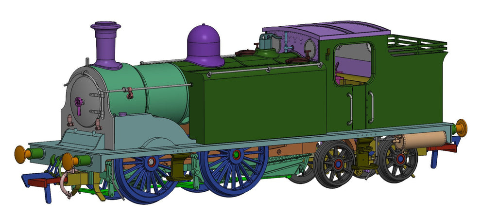 Bachmann 50-173ZSFX Class 439 Caledonian 0-4-4T 15189 LMS – Rails