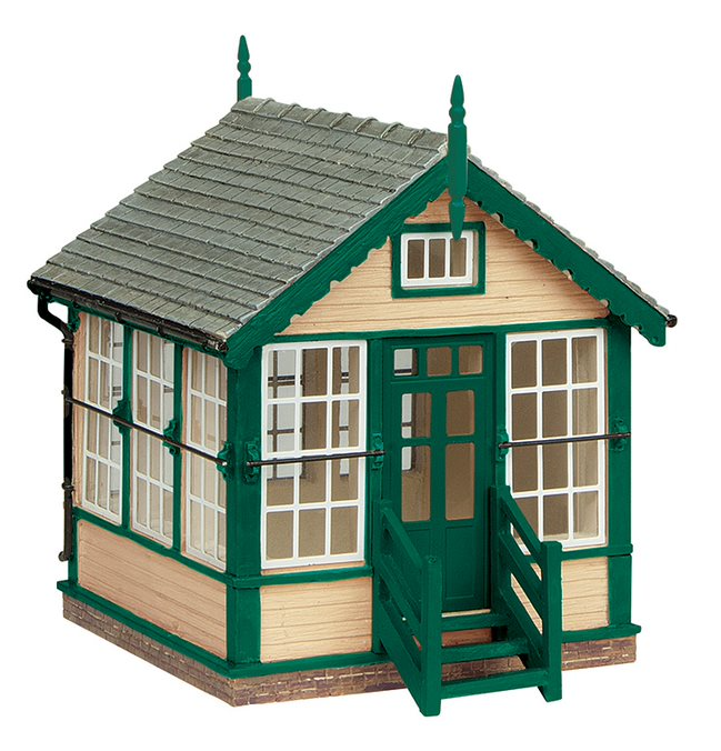 Scenecraft 44-0184G Platform Mounted Signal Box Green – Rails of Sheffield