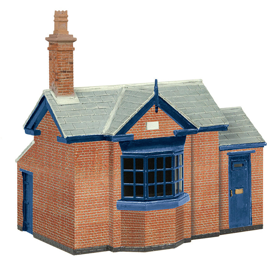 Scenecraft 44-1023B Toll Office - Brick & Blue – Rails