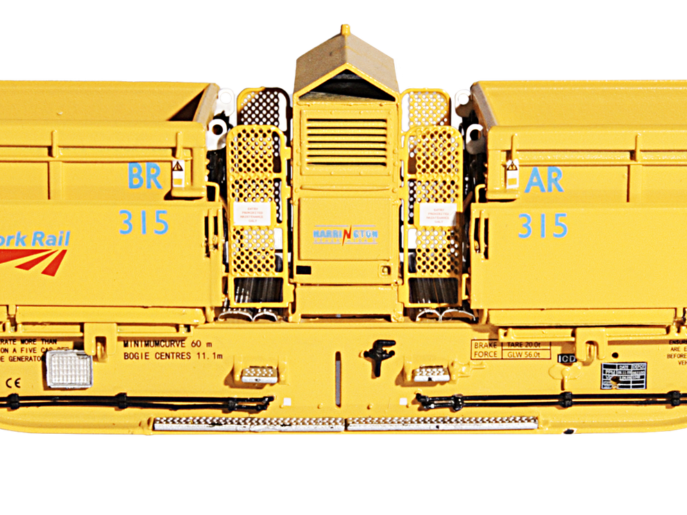 Dapol 4F-075-004 Set of 5 MRA Side Tipping Ballast Wagon – Rails