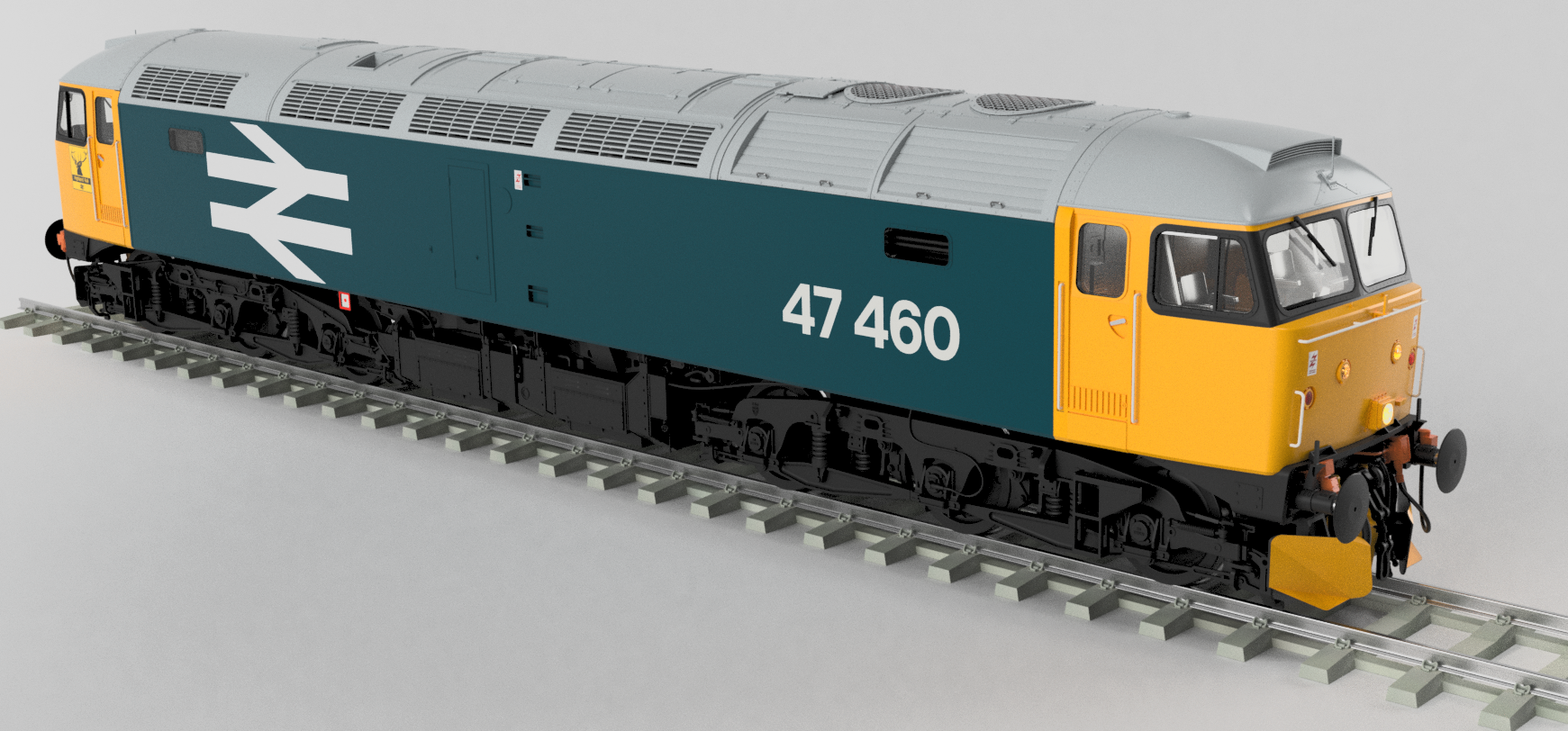 Cavalex Models CM-47460-LL Class 47 BR Blue Large Logo – Rails