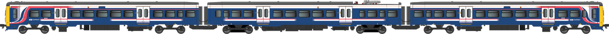 Dapol 4D-323-004S Class 323 First North Western “Barbie” with – Rails