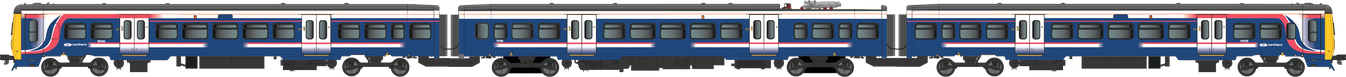 Dapol 4D-323-004S Class 323 First North Western “Barbie” with – Rails