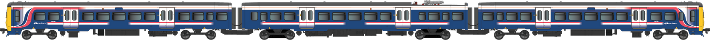 Dapol 4D-323-004S Class 323 First North Western “Barbie” with – Rails
