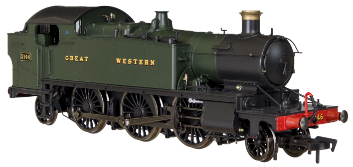 Dapol Large Prairie 5134 GWR Green Shirt Button Steam Locomotive ...