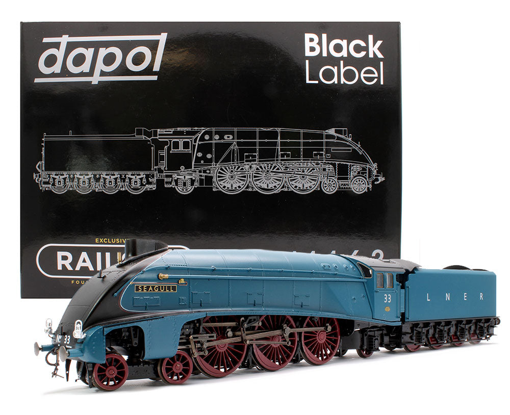 Dapol BL-001-010 Black Label Class A4 Seagull LNER Garter – Rails