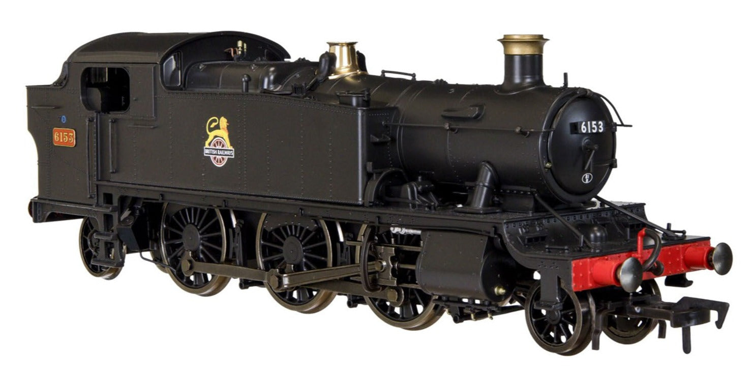 Dapol Large Prairie 6153 BR Black Early Crest Steam Locomotive - DCC ...