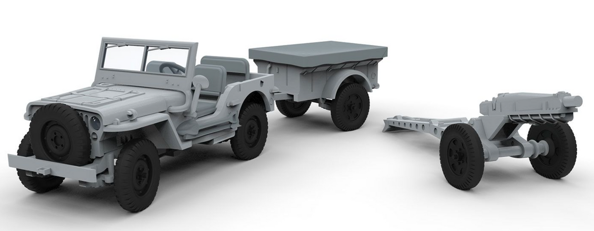 Willys MB Jeep Model Kit – Rails of Sheffield
