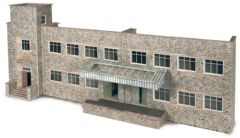 Metcalfe Models PO287 OO Old Factory Building Kit – Rails of Sheffield
