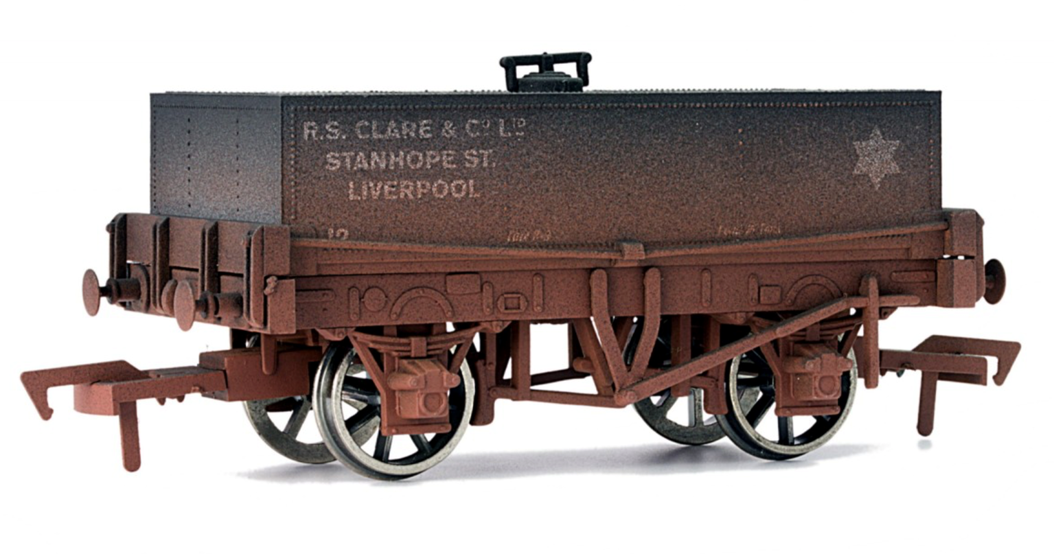 Dapol 4F-032-010 Clare, Liverpool Rectangular Tank Wagon – Rails