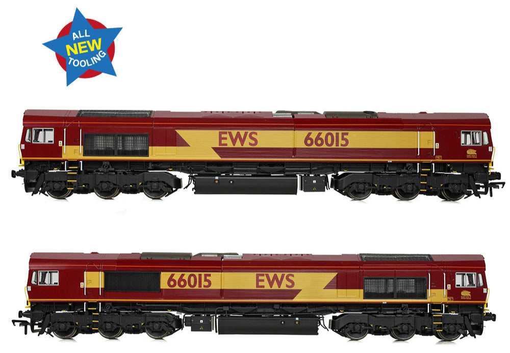 Bachmann 50-000 Class 66/0 66015 EWS Diesel Locomotive – Rails