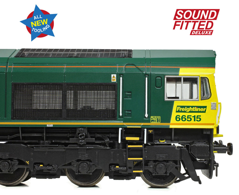 Bachmann 50-001SFX Class 66/5 66515 Freightliner Green Diesel – Rails