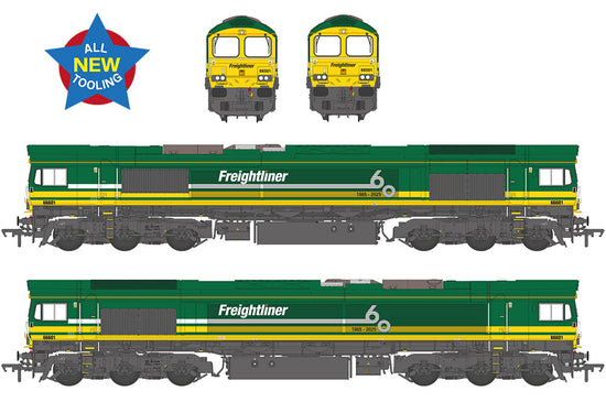Bachmann 50-012 Class 66/6 66601 Freightliner 60 1965-2025 – Rails
