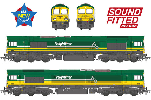 Bachmann 50-012SFX Class 66/6 66601 Freightliner 60 1965-2025 – Rails