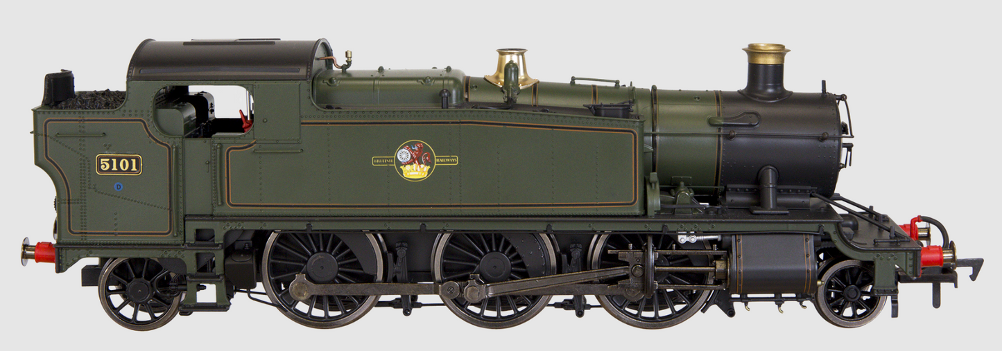 Dapol Large Prairie 5101 Lined BR Green Late Crest Steam Locomotive ...