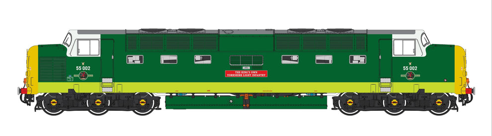 Heljan 5553 Class 55 'Deltic' BR Green 55002 Kings – Rails