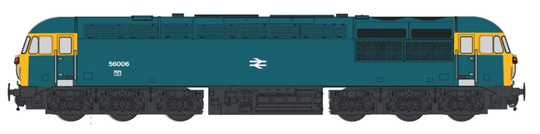 Dapol 2D-004-015 Class 56 56006 BR Blue Diesel Locomotive – Rails