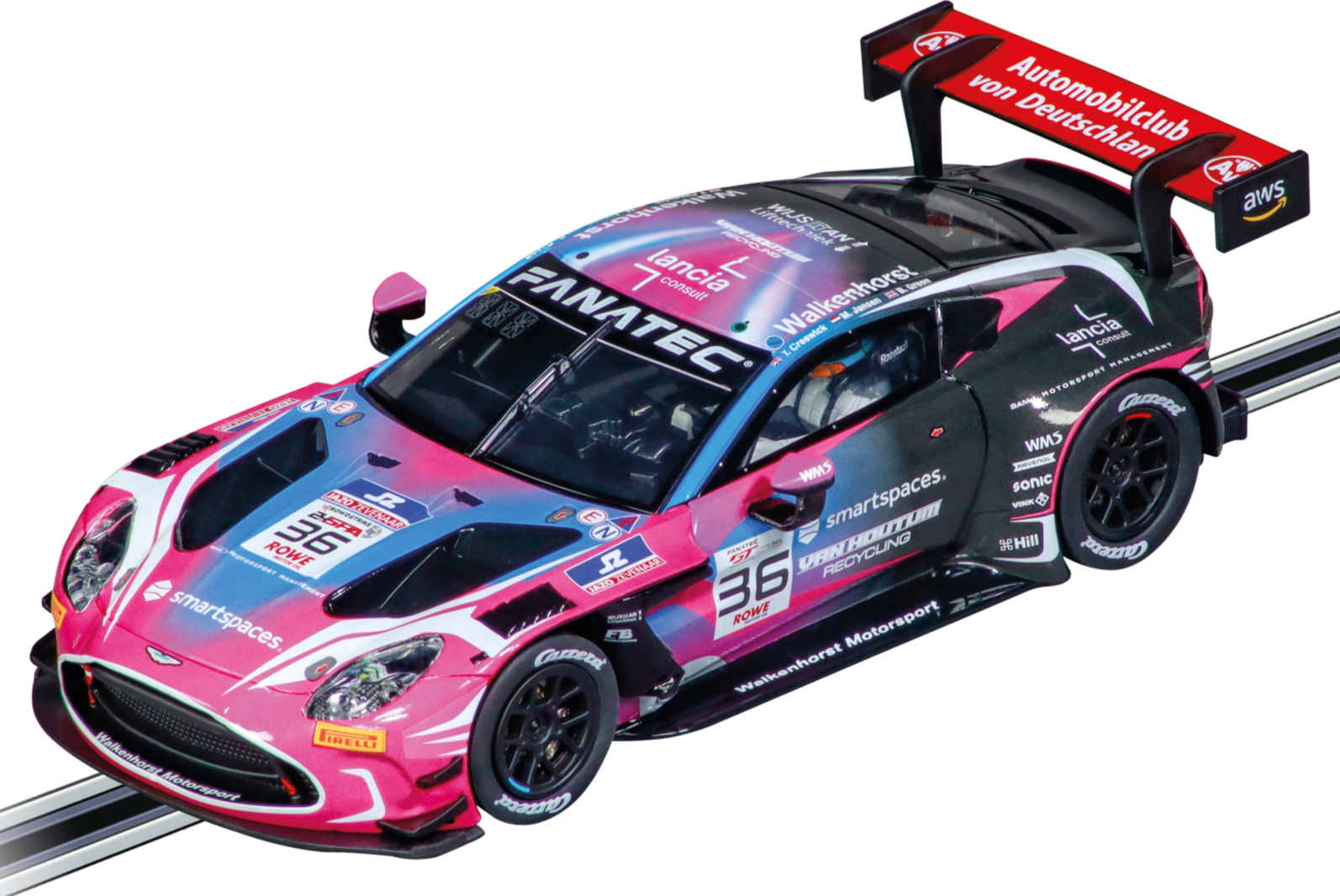 Carrera 20032071 Carrera Digital 132 Aston Martin Vantage AMR – Rails