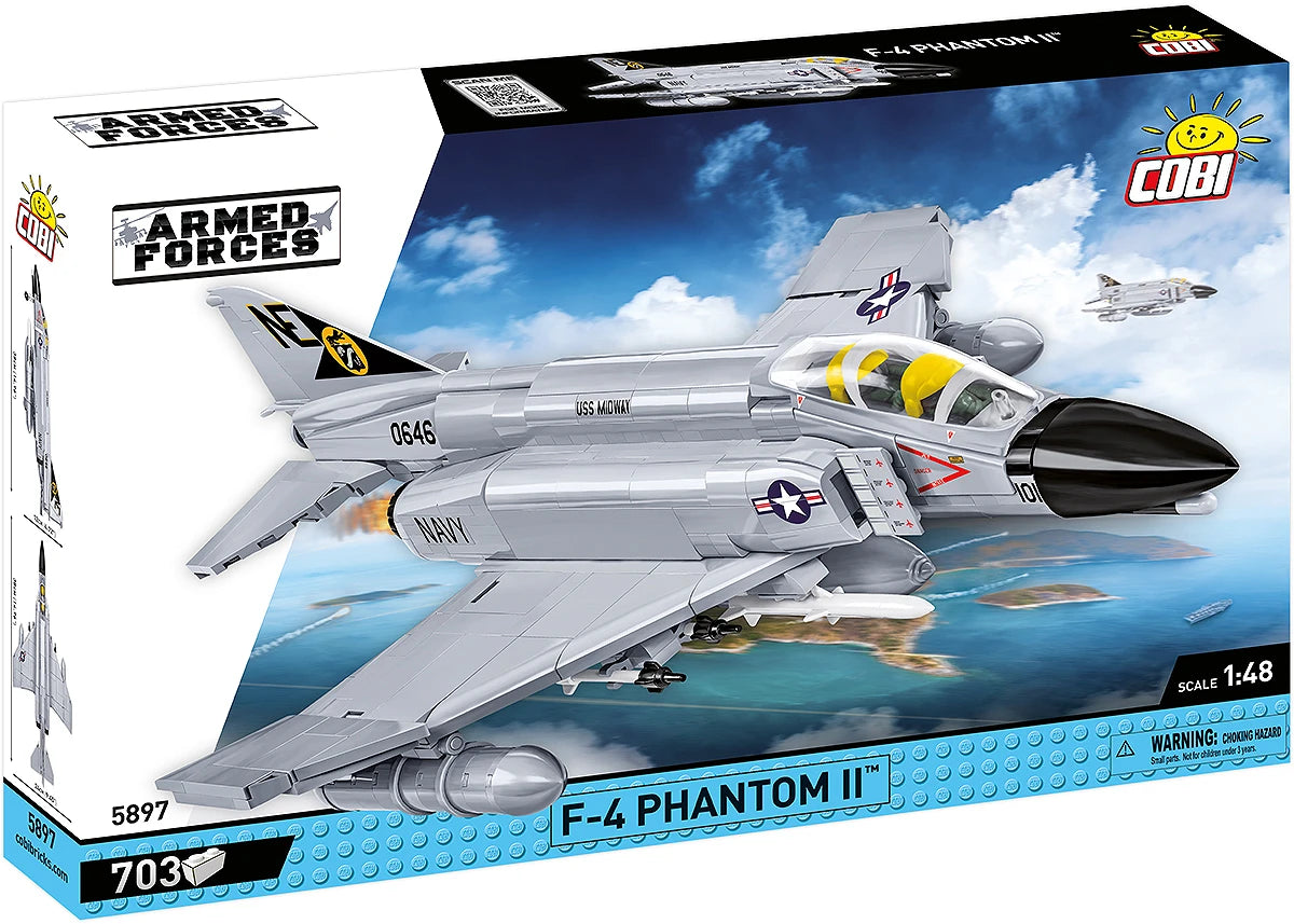 COBI COB5897 F-4 Phantom II 703 KL Model Kit – Rails