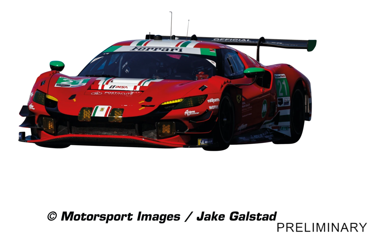 Carrera GO!!! Ferrari 296 GT3 “AF Corse, No.21” – Rails of Sheffield