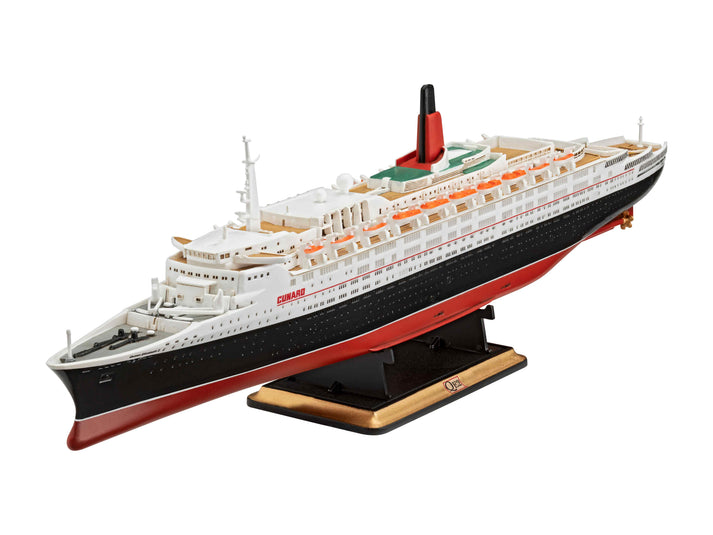 Revell 65806 Model Set Queen Elizabeth 2 Model Kit – Rails