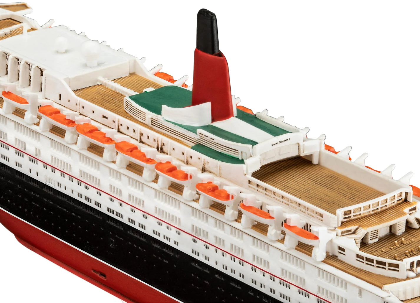 Revell 65806 Model Set Queen Elizabeth 2 Model Kit – Rails