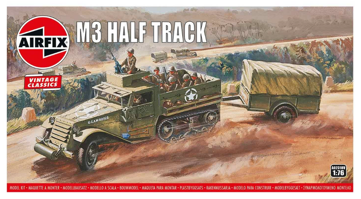 Airfix A02318V M3 Half-Track Model Kit – Rails