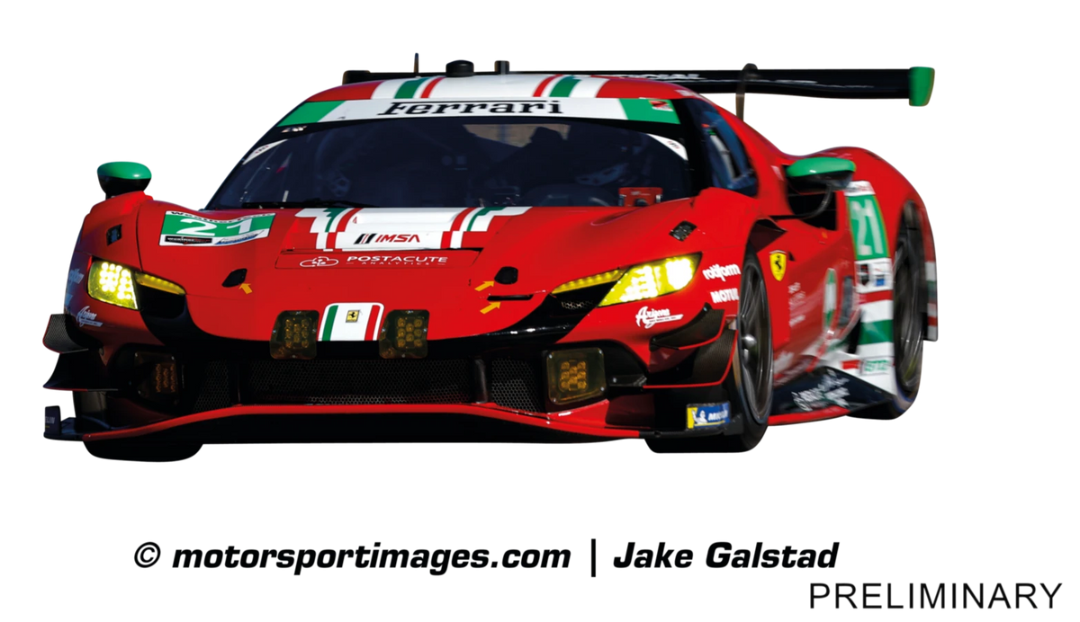 Digital 132 Ferrari 296 GT3 "AF Corse, No.21" – Rails of Sheffield