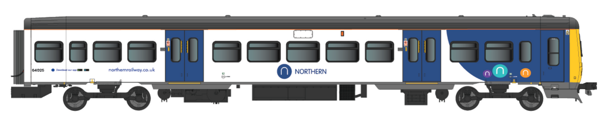 Dapol 4D-323-006 Class 323 323225 Northern New – White / Blue 3 Car EMU ...