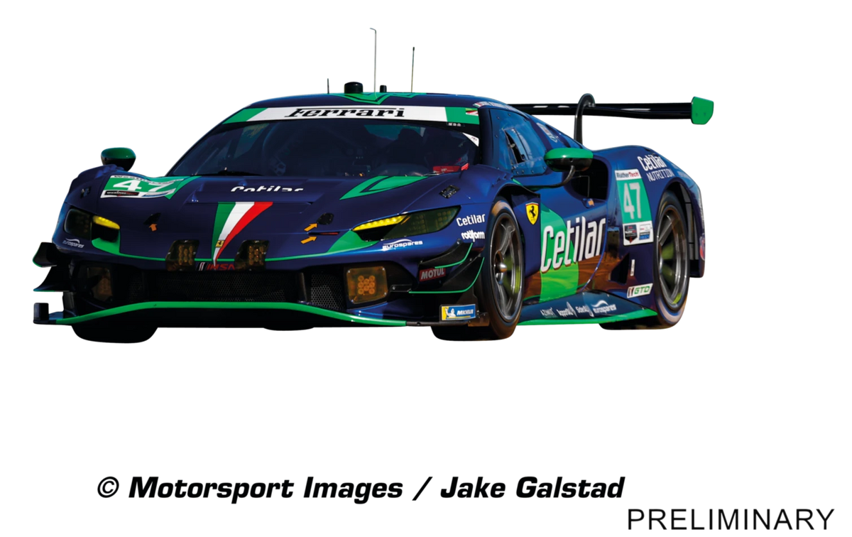 Carrera GO!!! Ferrari 296 GT3 "Cetilar Racing, No.47" – Rails of Sheffield