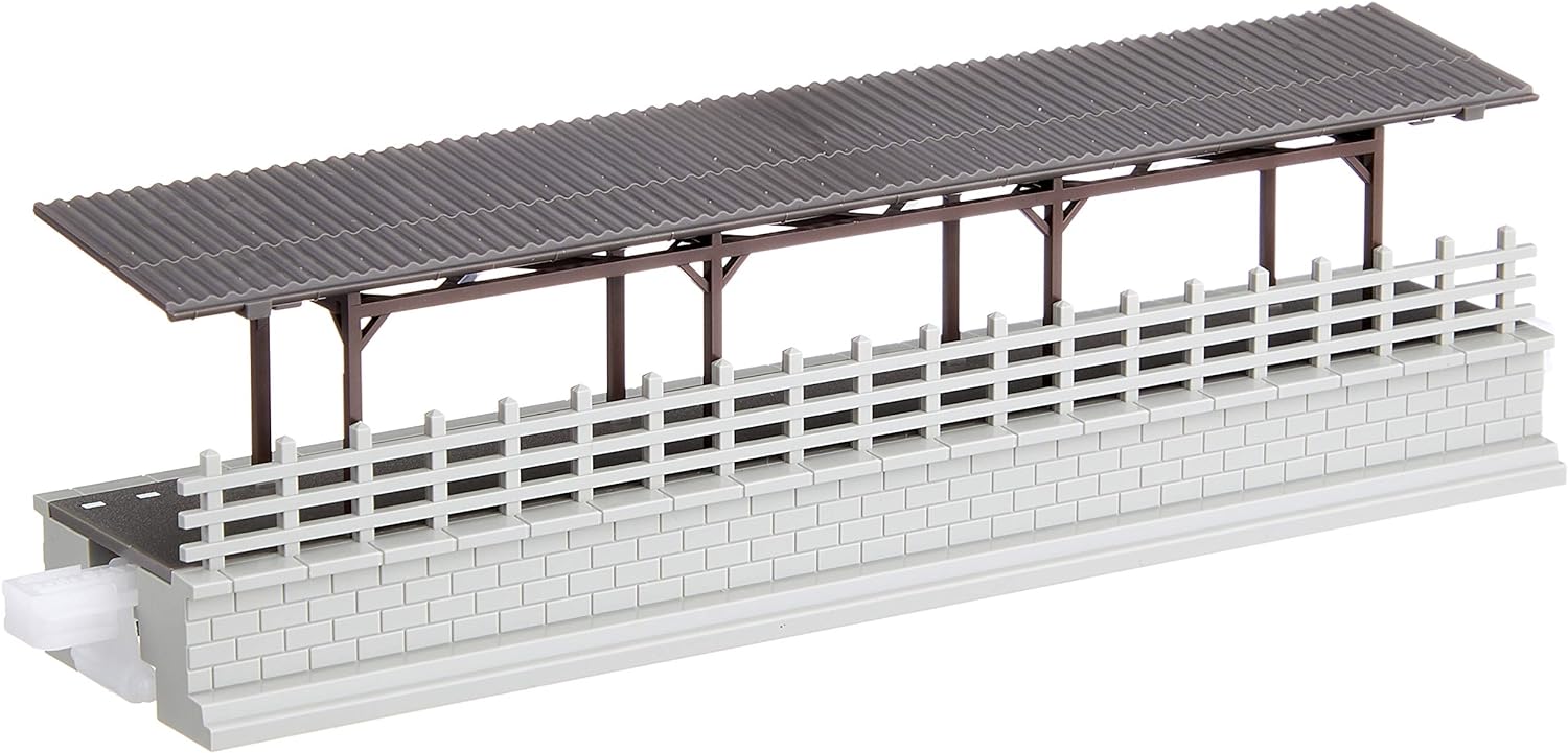 Kato 23-134 Local Line Platform With Roof (Pre-Built) – Rails