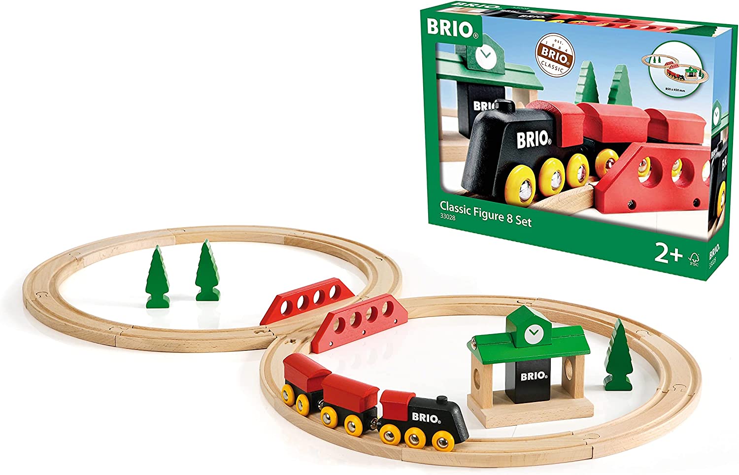 Brio 33028 BRIO Classic Railway - Figure 8 Set – Rails