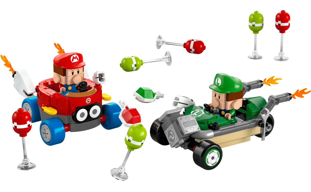 Lego 72034 Lego Super Mario™ Mario Kart™ – Baby Mario vs. – Rails