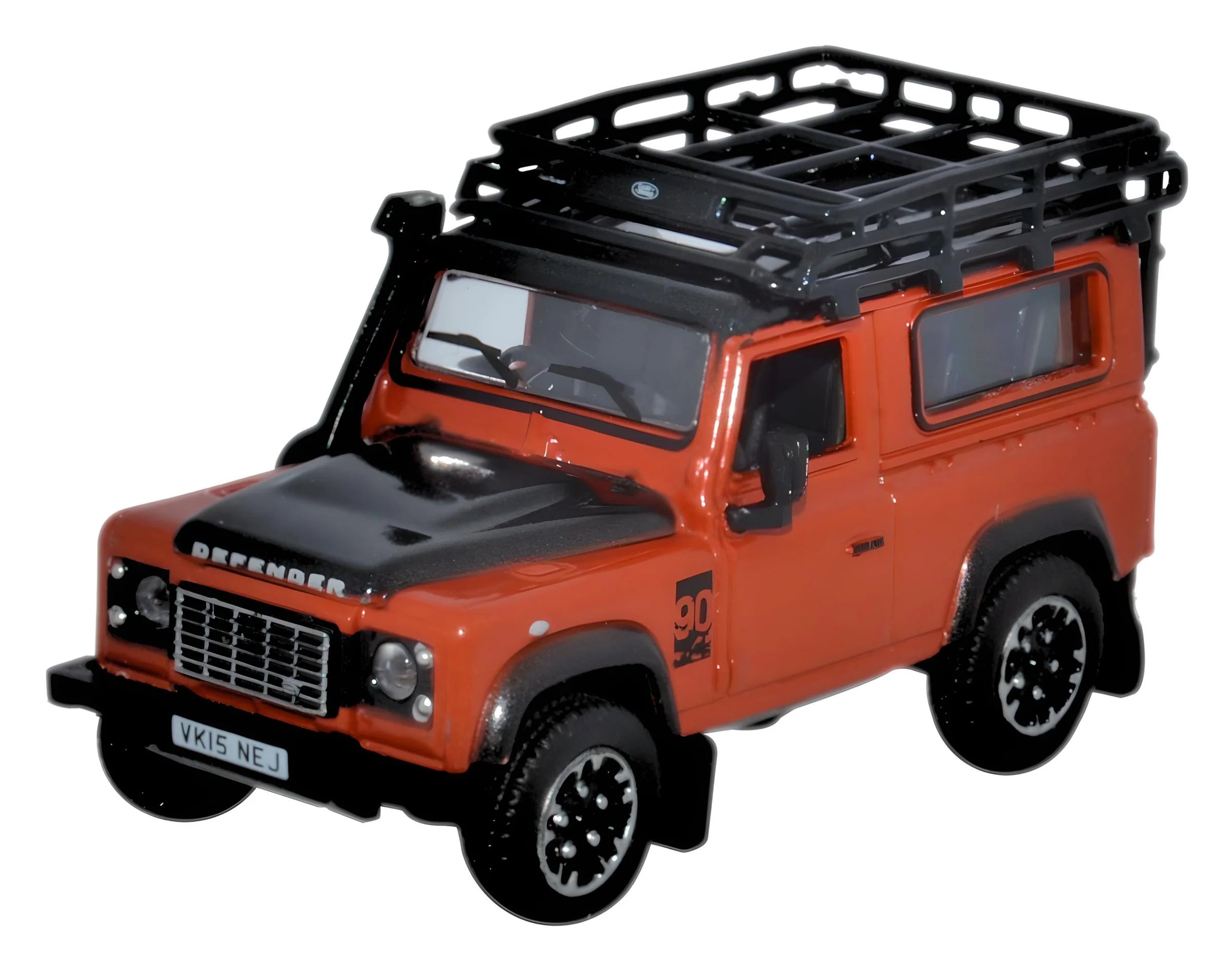 Oxford Diecast 76LRDF008AD Land Rover Defender 90 Station – Rails