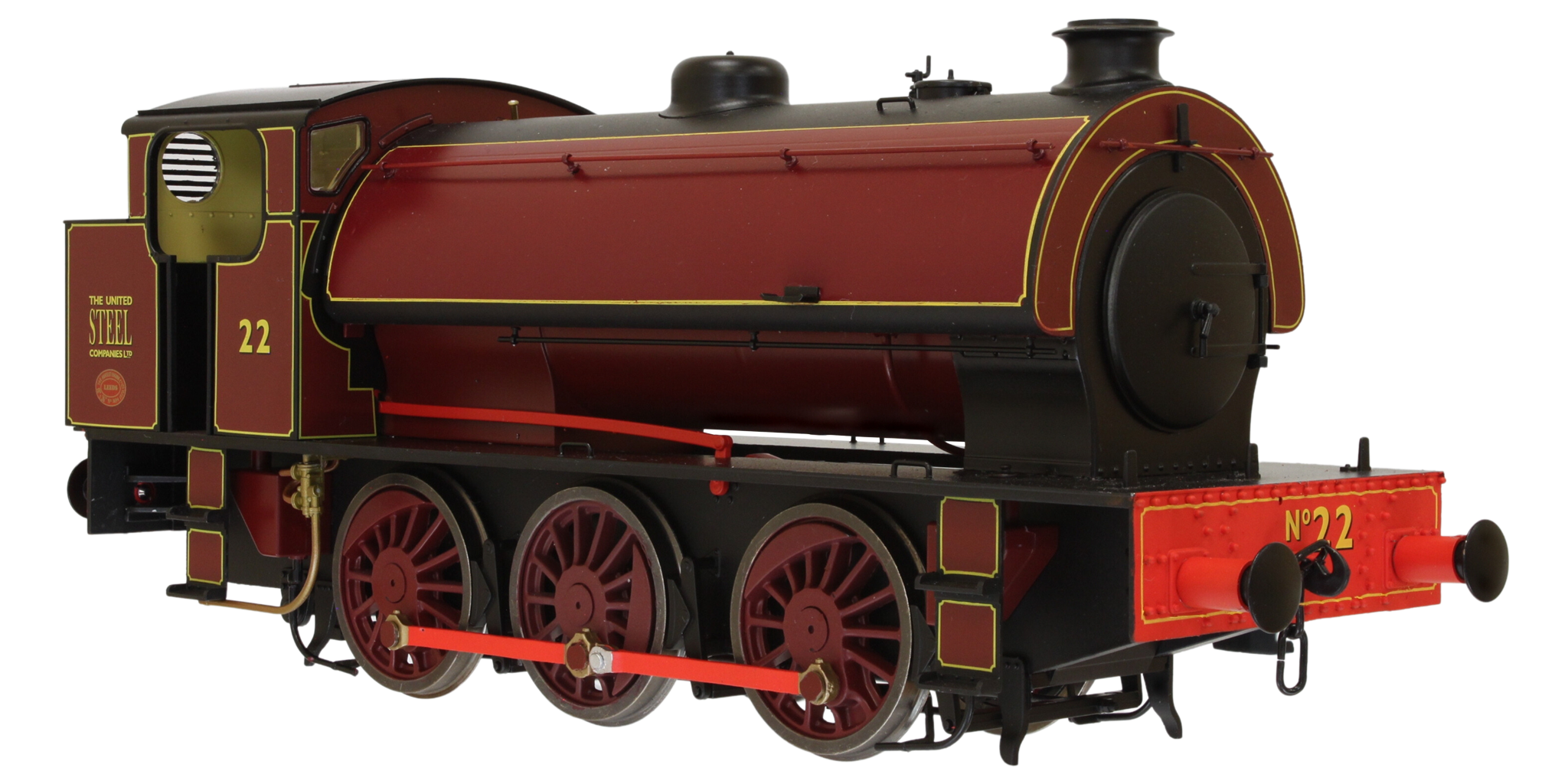 Dapol J94 Austerity United Steel Lined Red No 22 0-6-0 locomotive ...