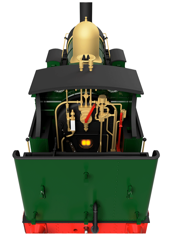 Dapol GWR 517 Class 0-4-2 539 Lined G.W. Green Black Frames Steam ...