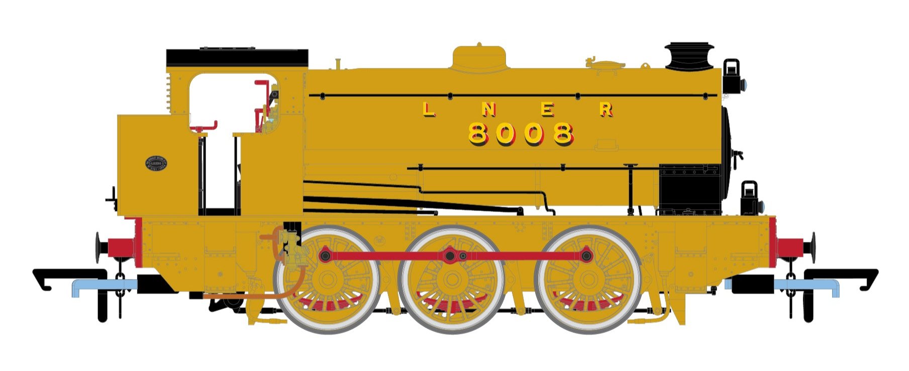 Accurascale Hunslet 'Austerity' 0-6-0 Saddle Tank LNER No.8008 Steam ...