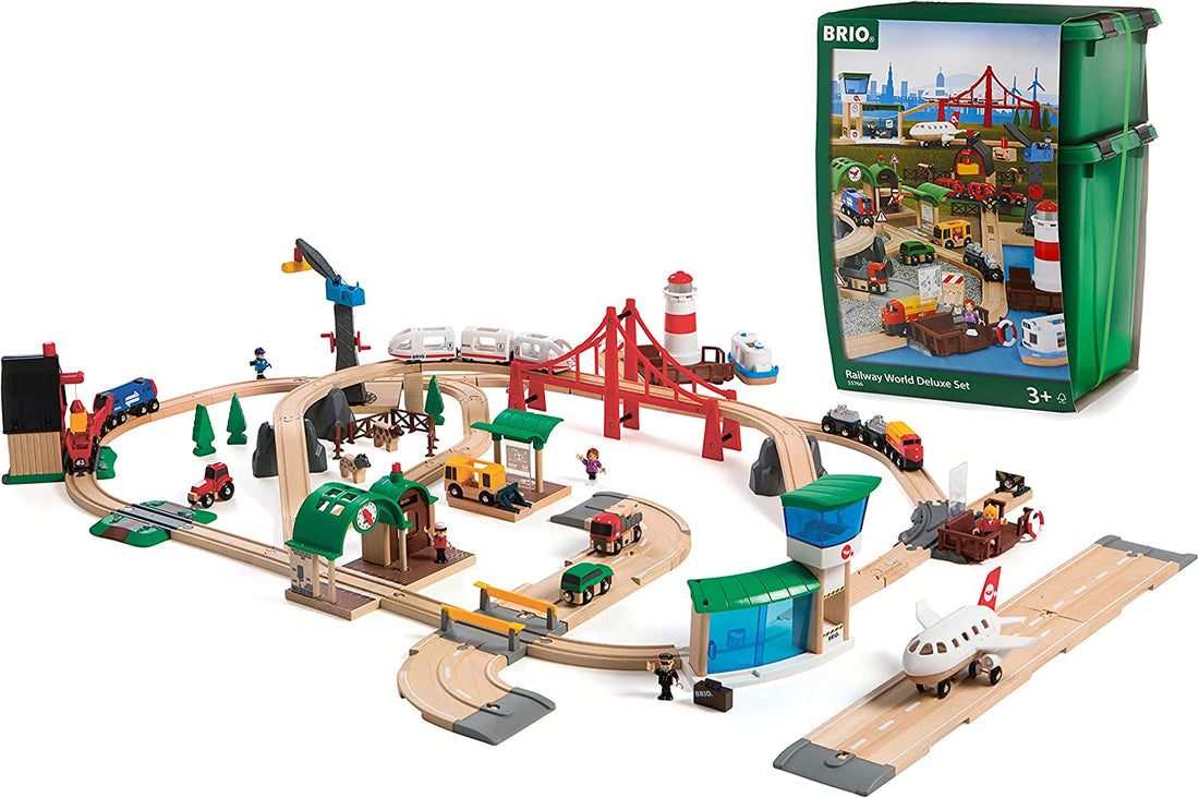 Brio 33766 BRIO WORLD - Railway World Deluxe Set – Rails