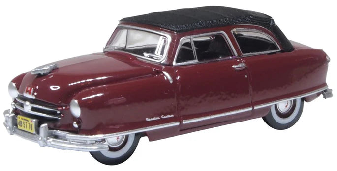 Oxford Diecast 87NR50003 1950 Nash Rambler Custom Landau – Rails